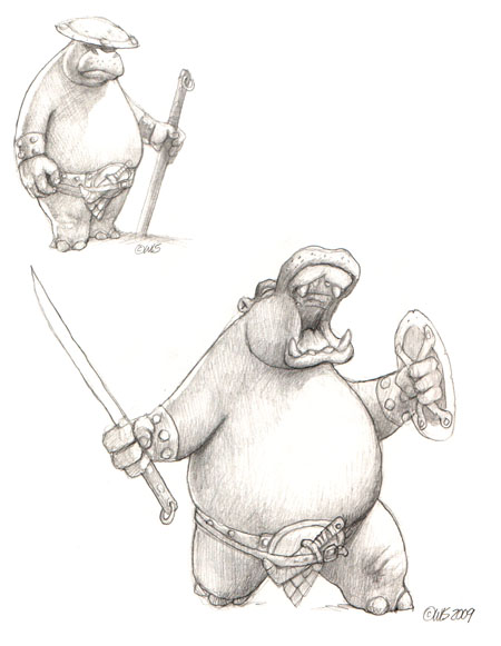 Tar: miscellaneous sketches… – Zandoria Studios